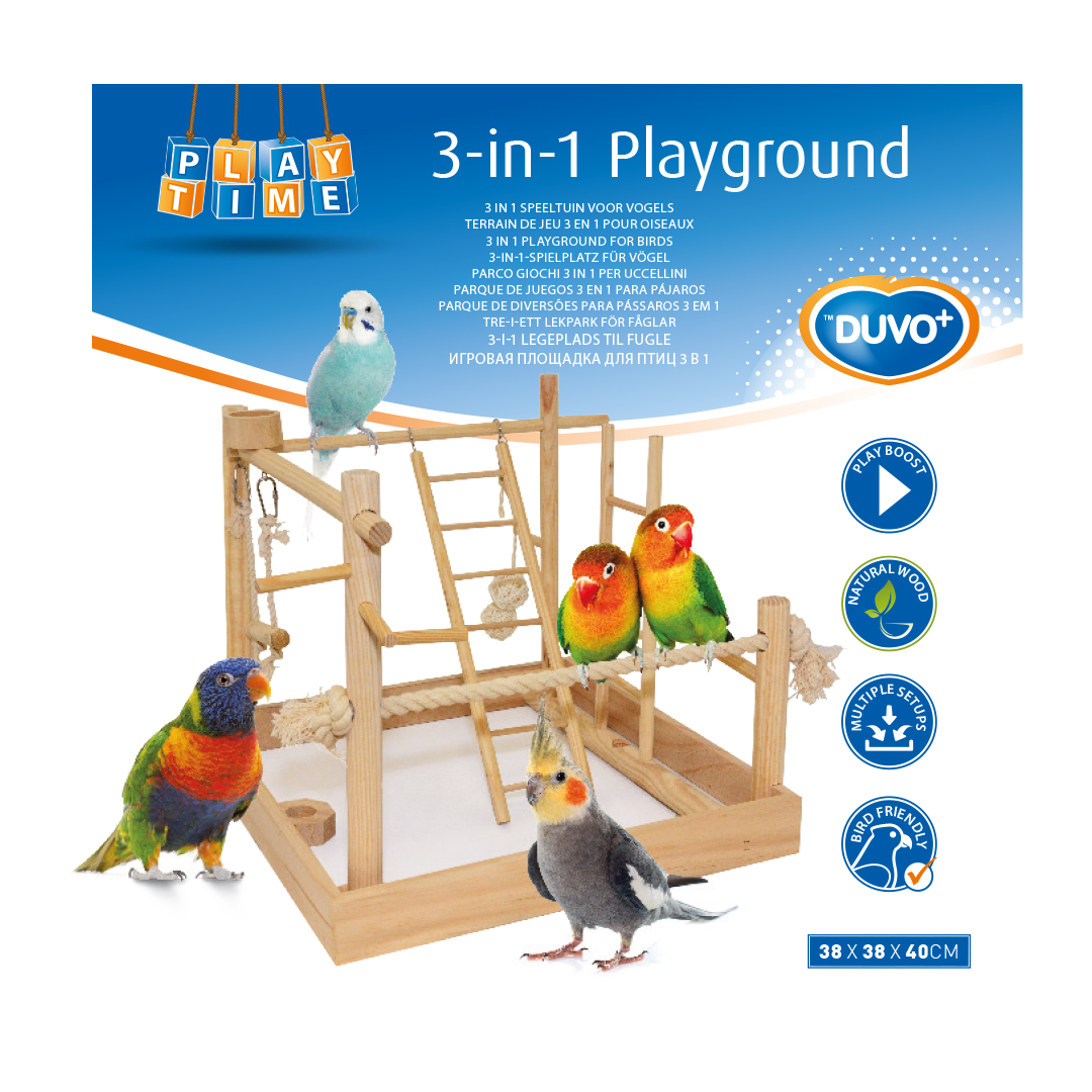 3 In 1 Bird Playground Garden Feathers Bird Supplies | Poultry Supplies ...