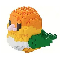 Mini Brick Bird Kit - Yellow-thighed Caique Garden Feathers Bird ...