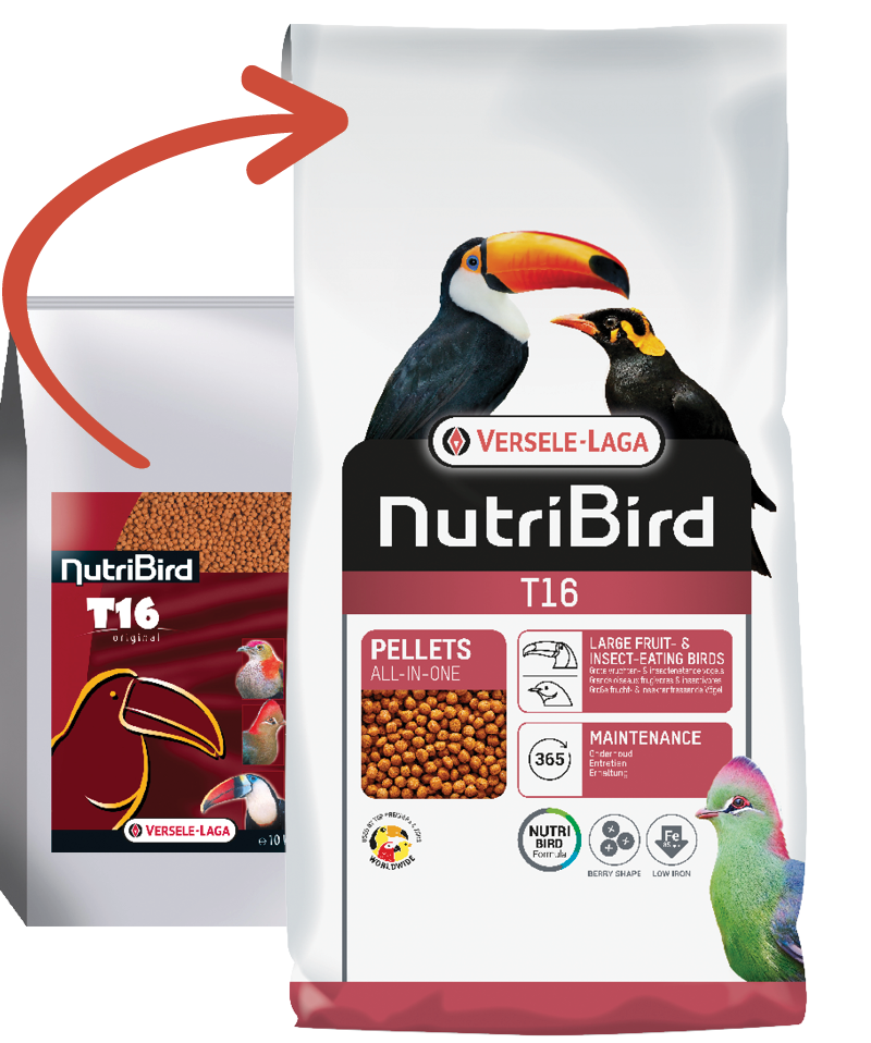 Versele Laga Nutribird T16 Pellets Garden Feathers Bird Supplies ...